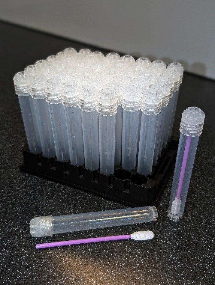 SwabCatcher™ DNA/RNA collection tubes and caps